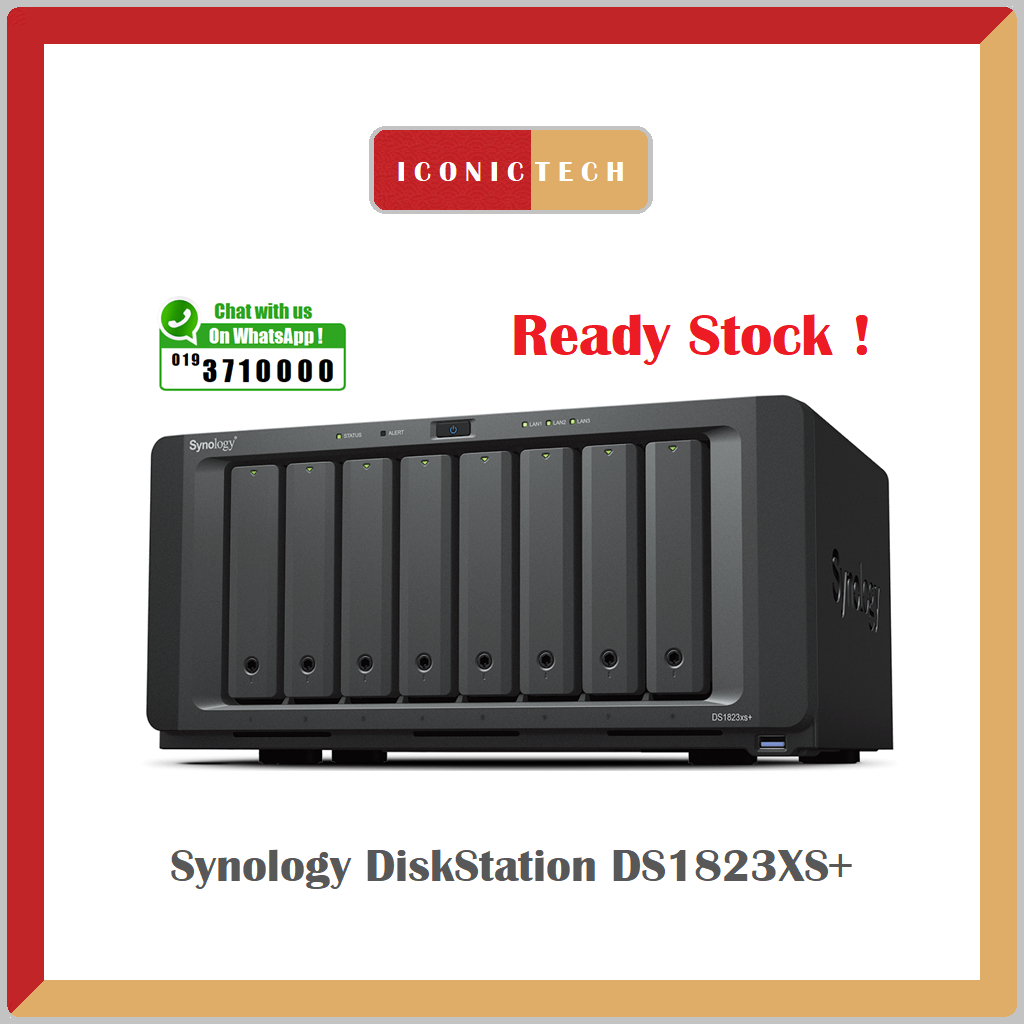 DS1823xs+ Synology DiskStation DS1823xs+ 8-Bay AMD 10G LAN Nas ...