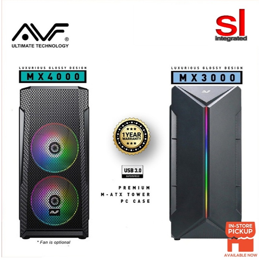 HOT ITEM AVF (MX3000/MX4000/MX5000/MX6000) SERIES mATX GAMING CASING ...