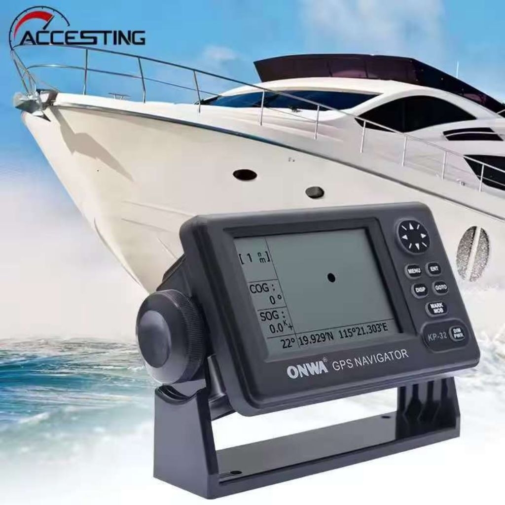 New ONWA KP-32 GPS/SBAS Marine GPS Navigator Ais Transponder Boat Chart ...