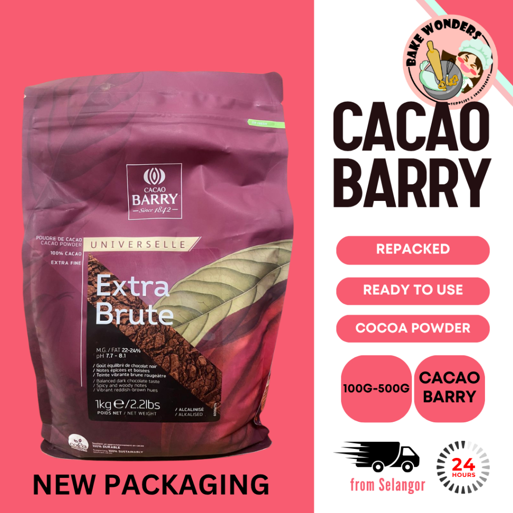 Cacao Barry 100% Cocoa Powder/ Imported Cocoa Powder/Cacao Barry Extra ...