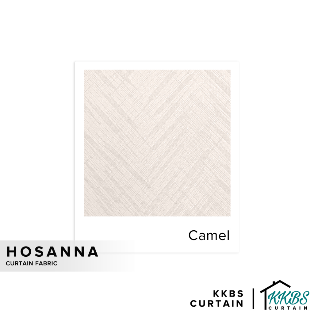 KKBS CURTAIN Hosanna 126" Kain Potong Meter (Hosanna Fabric 126" Cut by ...