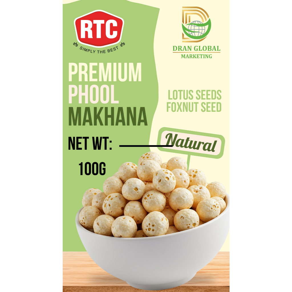 Phool Makhana / Lotus Seed / FOX NUT 100 gm ( FRESH & BEST ) | Shopee ...