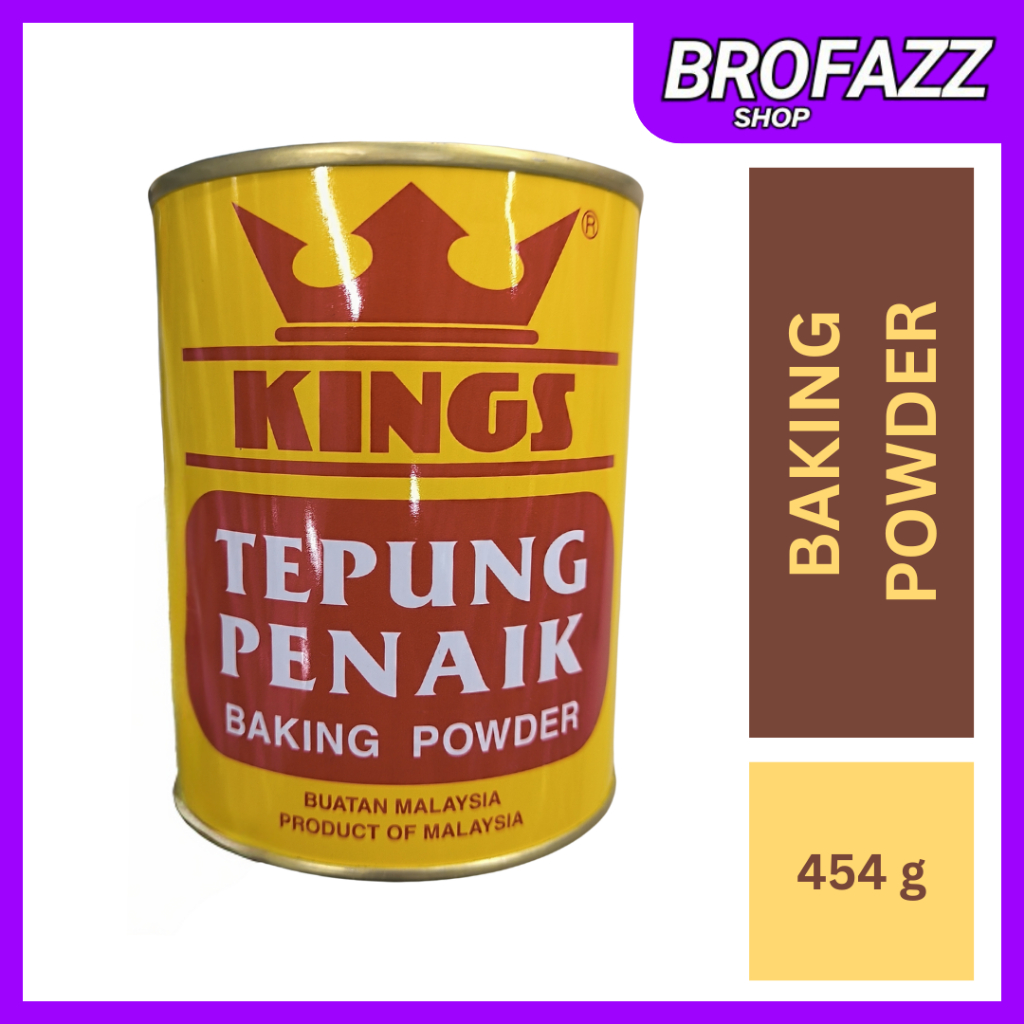 KINGS Baking Powder Tepung Penaik 454g | Shopee Singapore