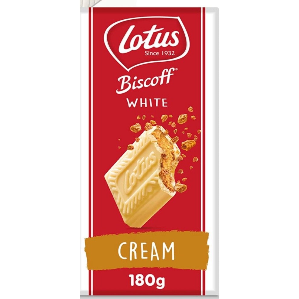 Lotus White Chocolate With Biscoff Cream 180g | Shopee Singapore