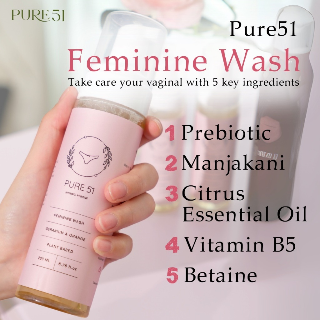 [Official Store] Pure51 (Esspur51) Feminine Wash Feminine Wash 200ML ...
