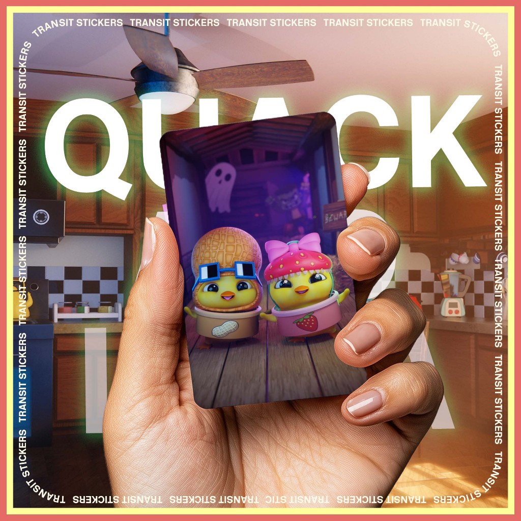 Halloween Quack and Lola | Custom Card Sticker | EZ-Link NETS Flashpay ...