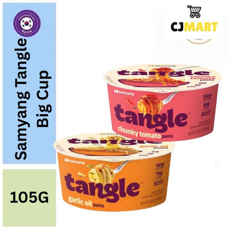 Korea Samyang Tangle Chunk Tomato |Garlic Oil Pasta Big Cup 105G ...