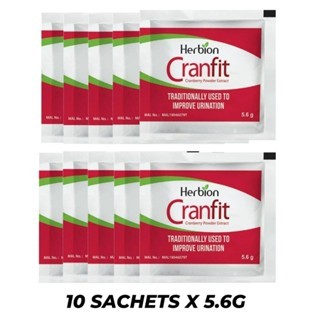 Herbion Cranfit Cranberry Powder Extract ( 5.6g x 10 Sachets ) | Shopee ...