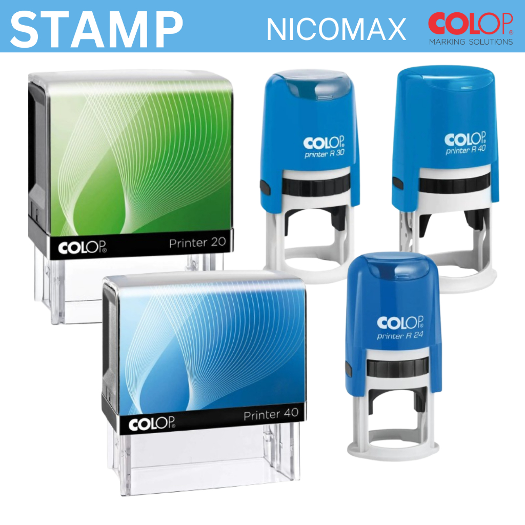 COLOP Rubber Self Ink Rubber Stamp Company Name Stamp Cop Nama Stamp ...