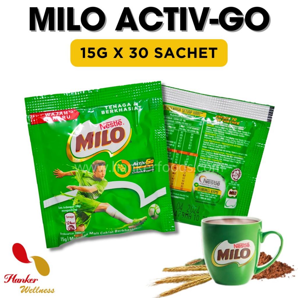 NESTLE MILO Activ-Go Sachets Chocolate Drinks Senang Bawa Sachet ...
