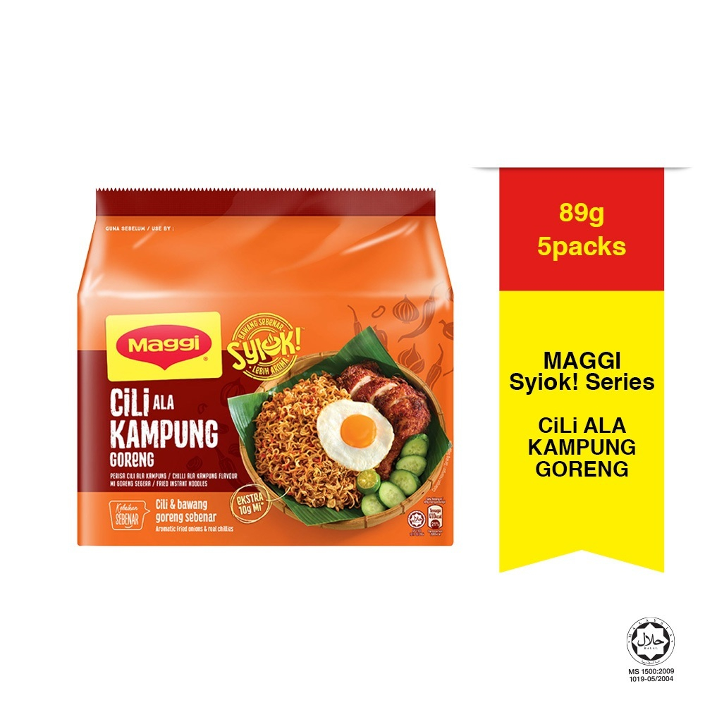 Maggi SYIOK Village-style Chili Fried Packet (5x89g) | Shopee Singapore