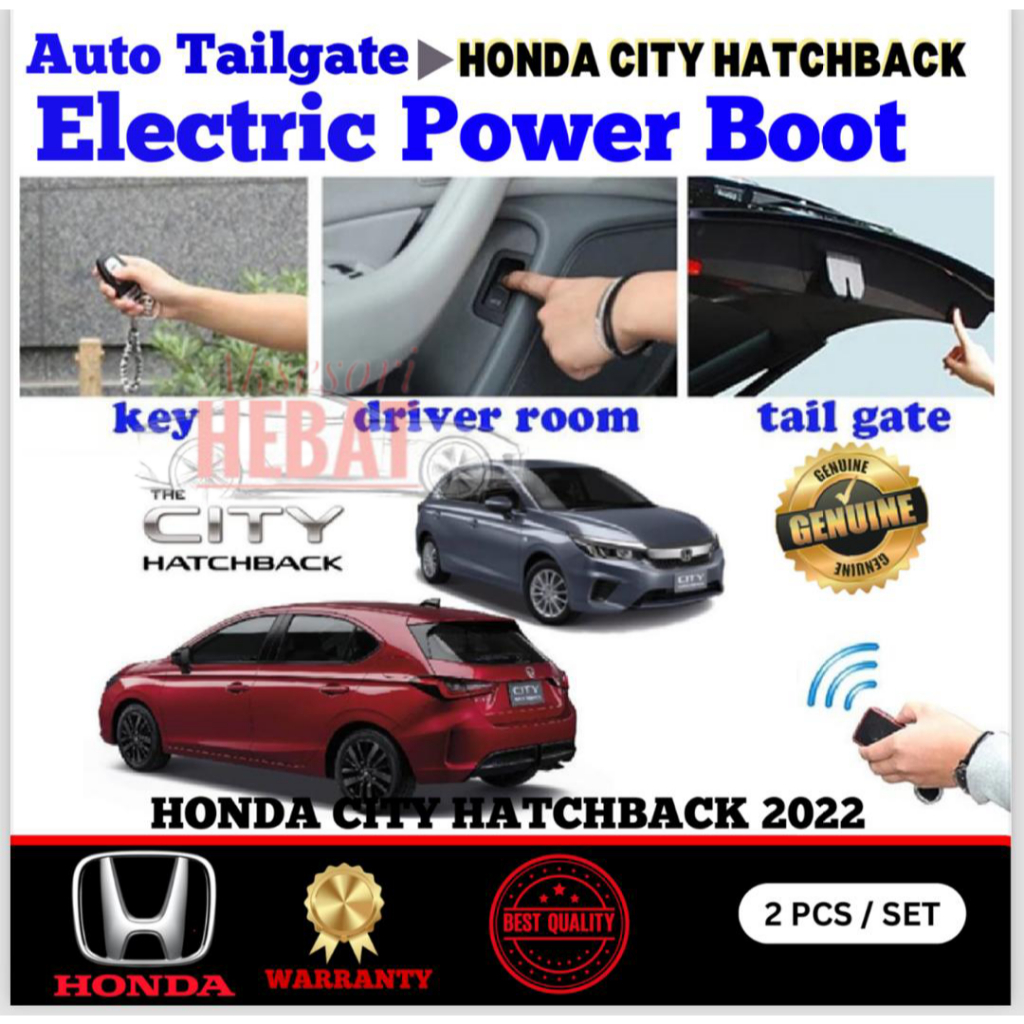HONDA CITY HATCHBACK Electric Auto Tailgate Power Boot Foot Kick Sensor ...