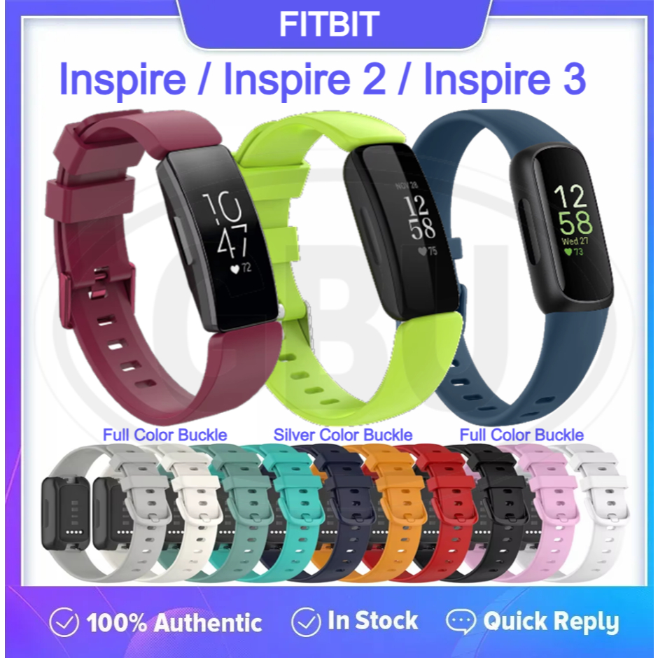 Fitbit Inspire 3 / Inspire 2 / Inspire Smart Watch Soft Silicone ...