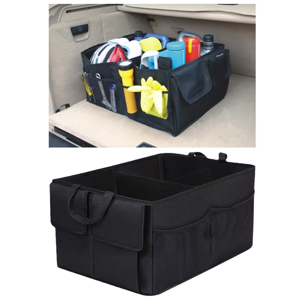 Car Boot Organiser Collapsible Tidy Storage Bag Trunk Organizer ...