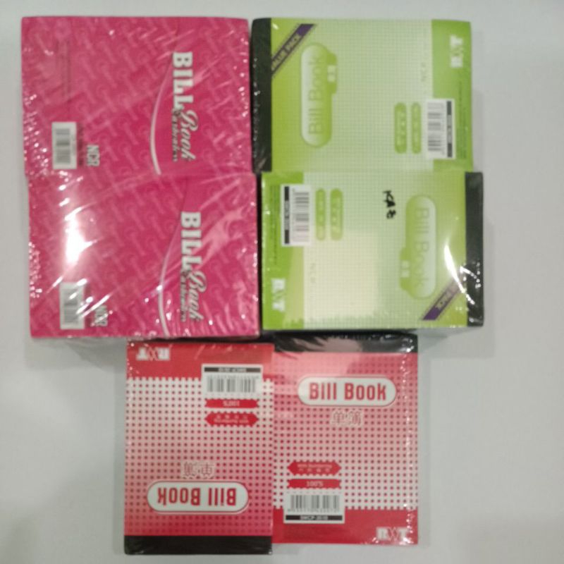 small bill book buku bill kecil 1ply / 2ply / 3 ply receipt book ...