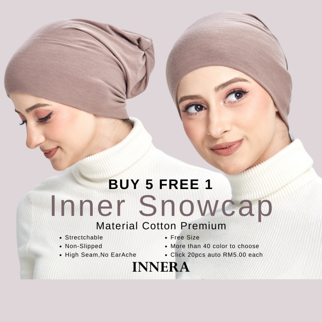 Inner Snowcap (Buy 5 Get 1 Free) I Inner WARDAH I Regular Inner I Head ...