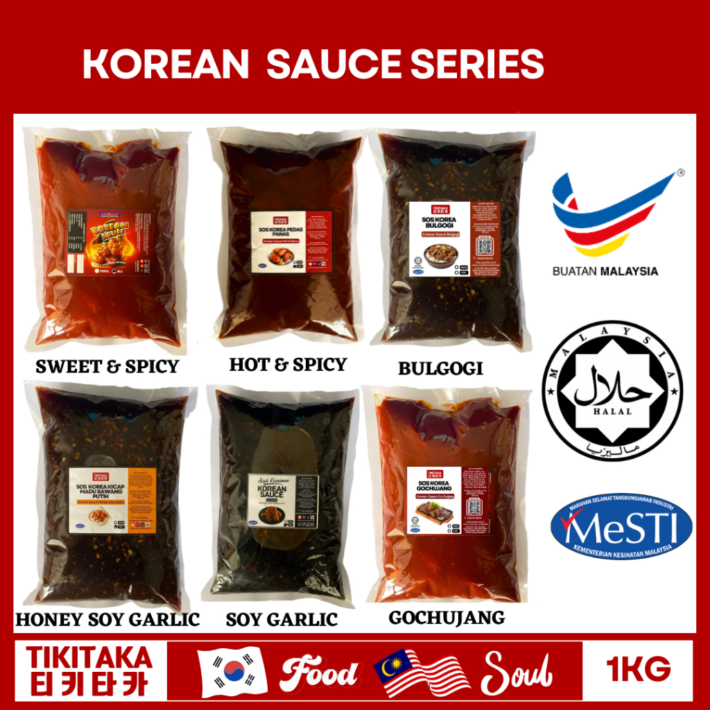 [HALAL] 1KG Plastic Korean Fried Chicken Sauce (Sos Ayam Korea ...