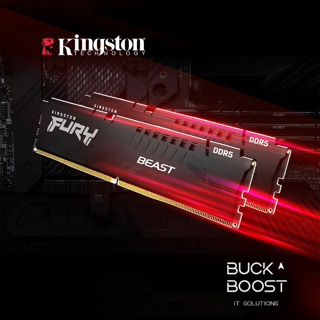 Kingston HYPERX FURY BLACK DDR4-3200 (1X8GB) / FURY BEAST BLACK DDR5 ...