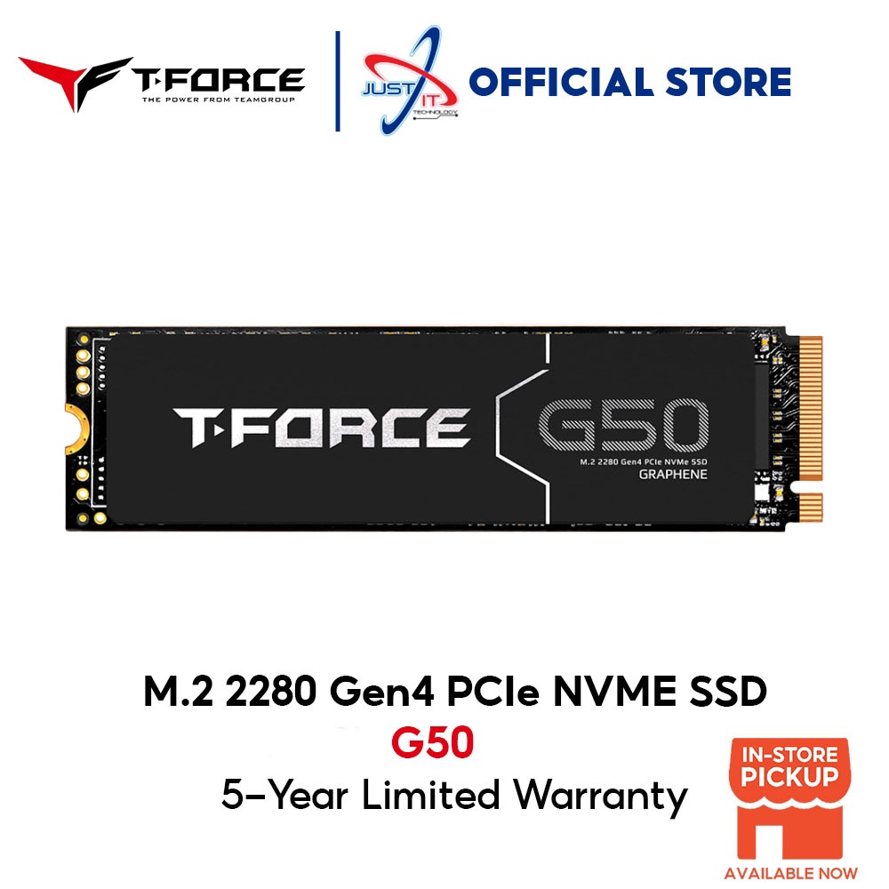 Team Group T-Force G50 M.2 2280 PCIe NVMe Gen4 SSD ( 512GB / 1TB /2TB ...