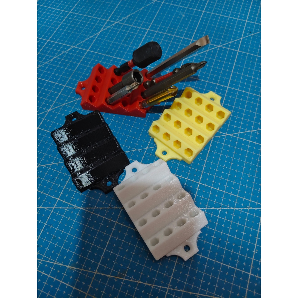 3D Printed Drill Hex Bit Holder (Pegboard or Wall Mounted Use) | Shopee ...