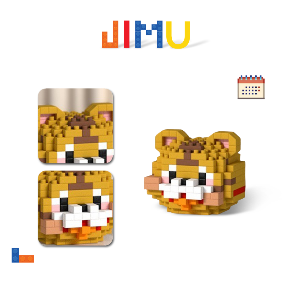JIMU Zodiac Damo Egg Series K112 Mini Building Blocks Cartoon Nano ...