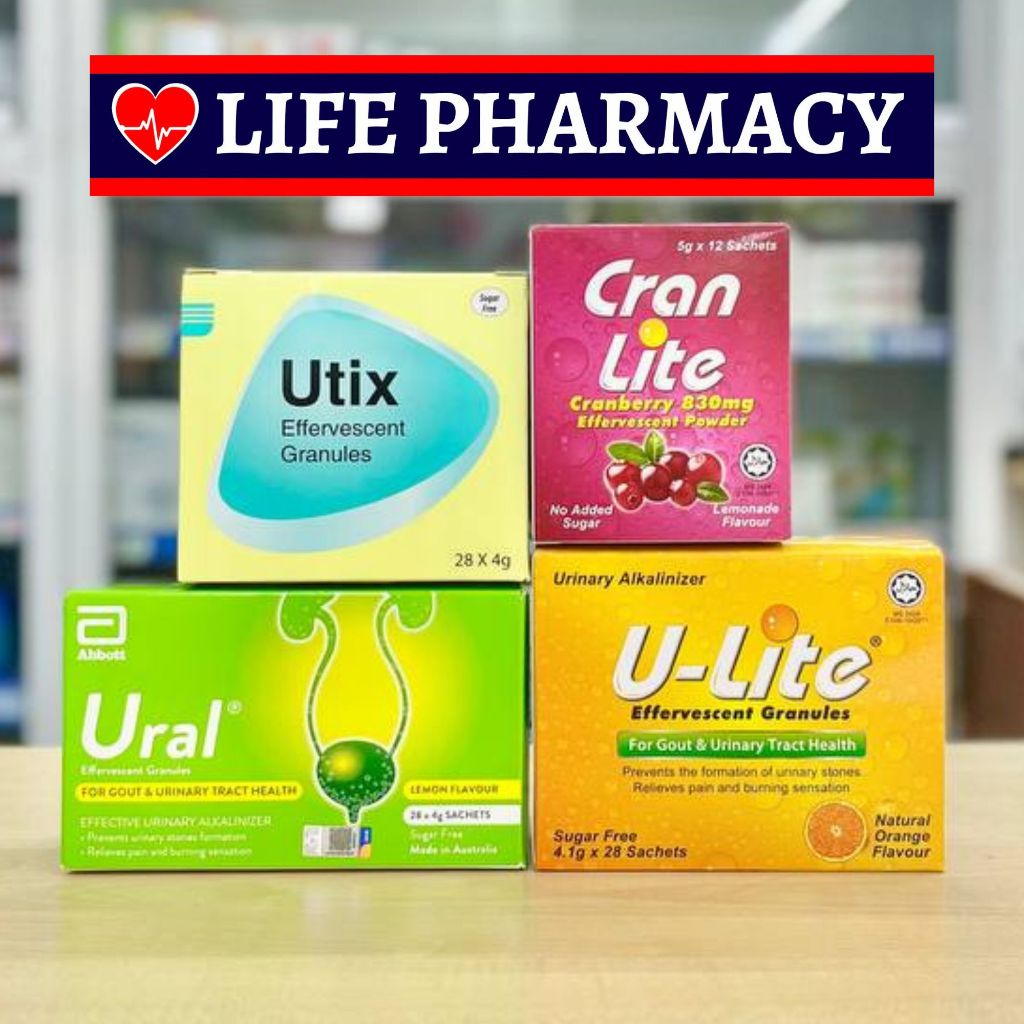 Urinary Alkalinizer Effervescent Utix/Ural/Cranlite/U-lite [Exp:01/2026 ...