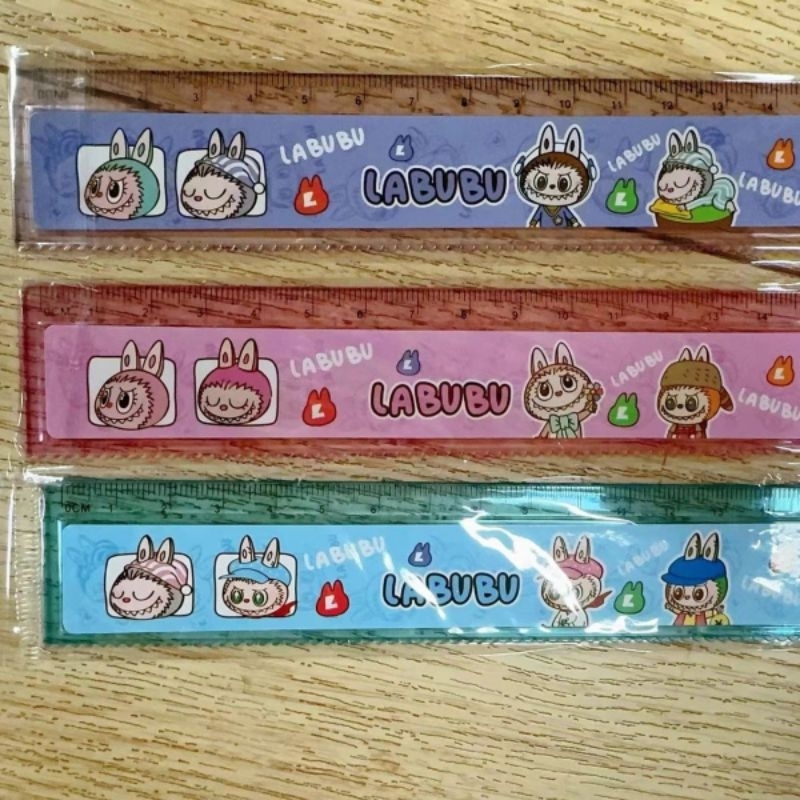Cute Labubu Ruler Children Ruler Student Stationery Kids Pembaris ...