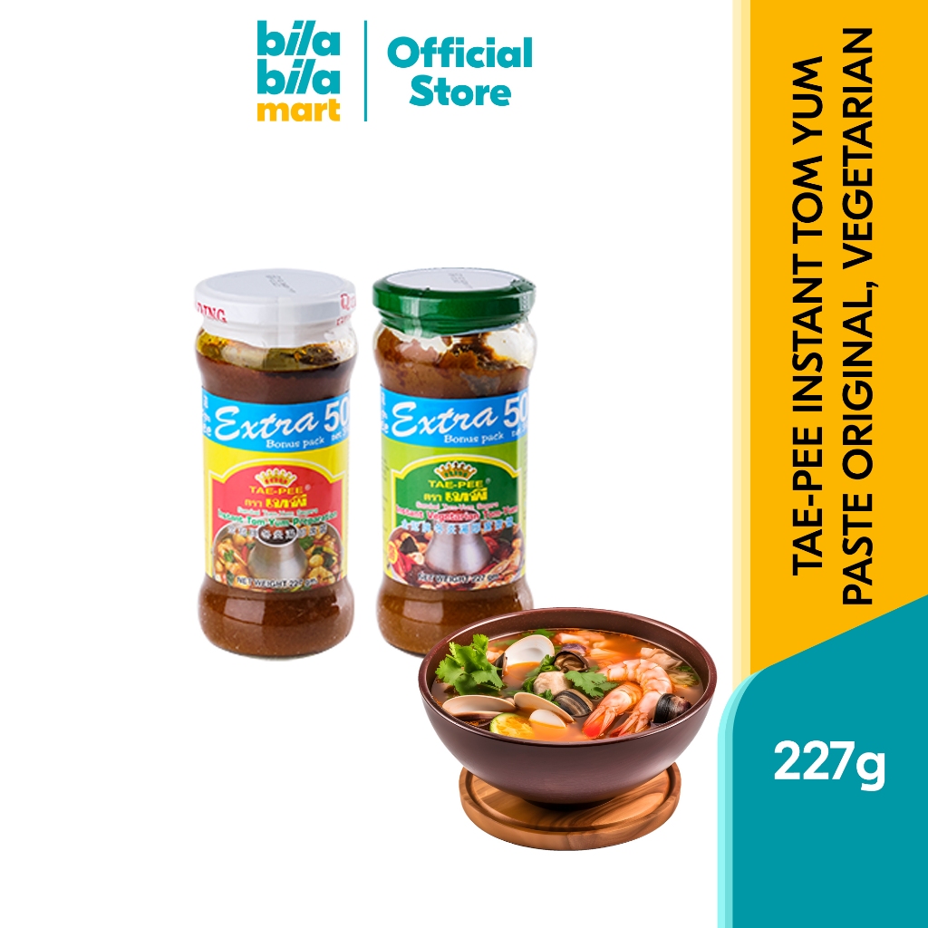 TAE PEE Instant Tom Yum Paste 227g Pes Tom Yam Segera 即食冬阴功酱 | Shopee ...