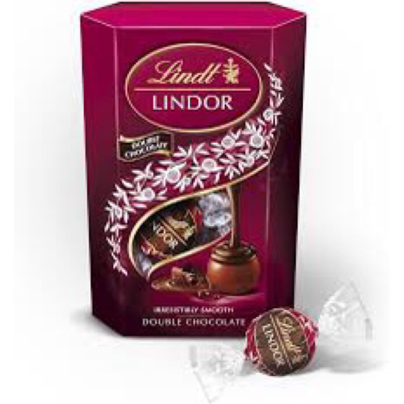 Lindt lindor double chocolate truffles cornet 200g | Shopee Singapore