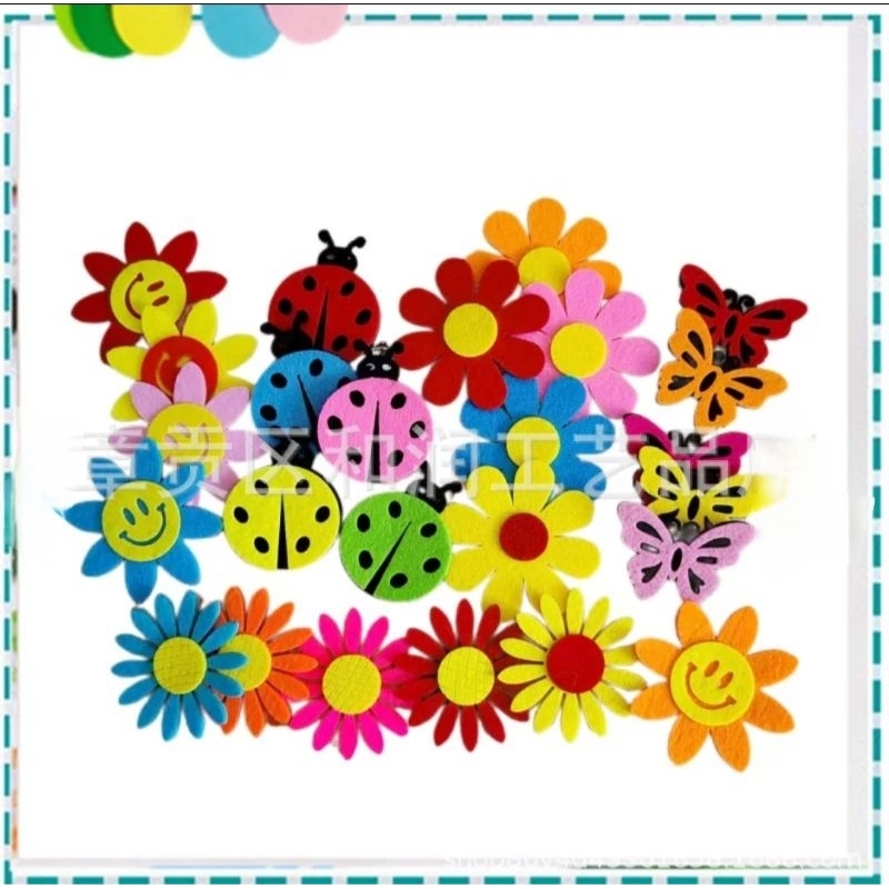 Hiasan Deco Kelas Dari Pelbagai Bentuk Felt / Classroom Decoration From ...