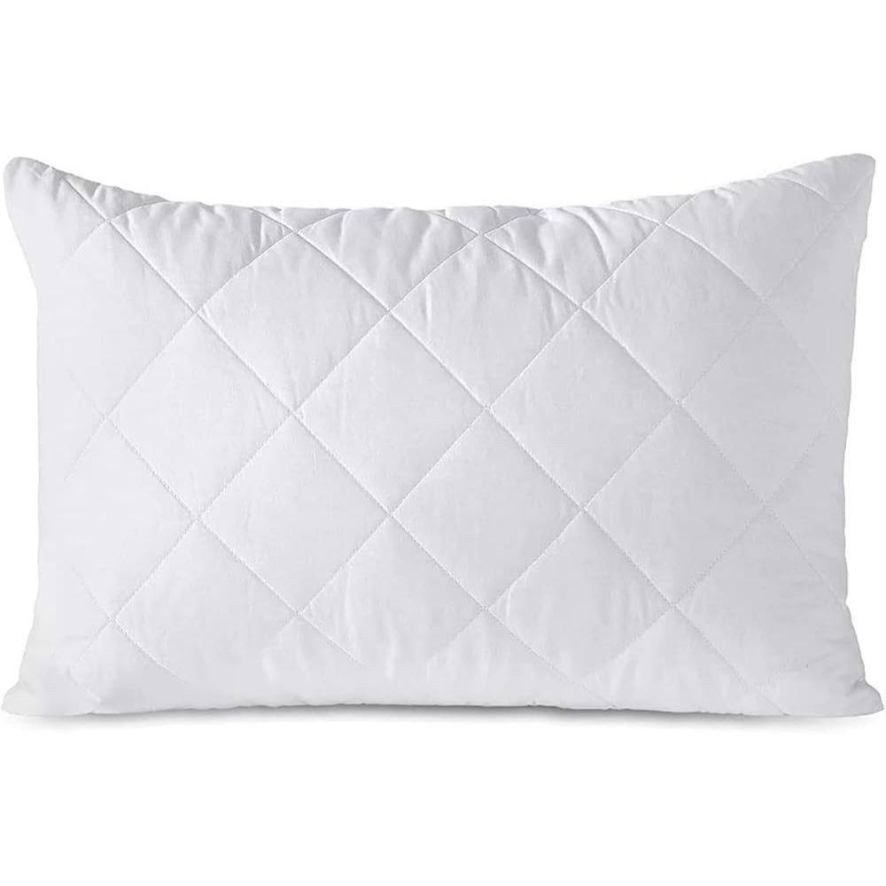 Hypoallergenic Standard Pillow Protector-Micro Fiber (Both side quilted ...