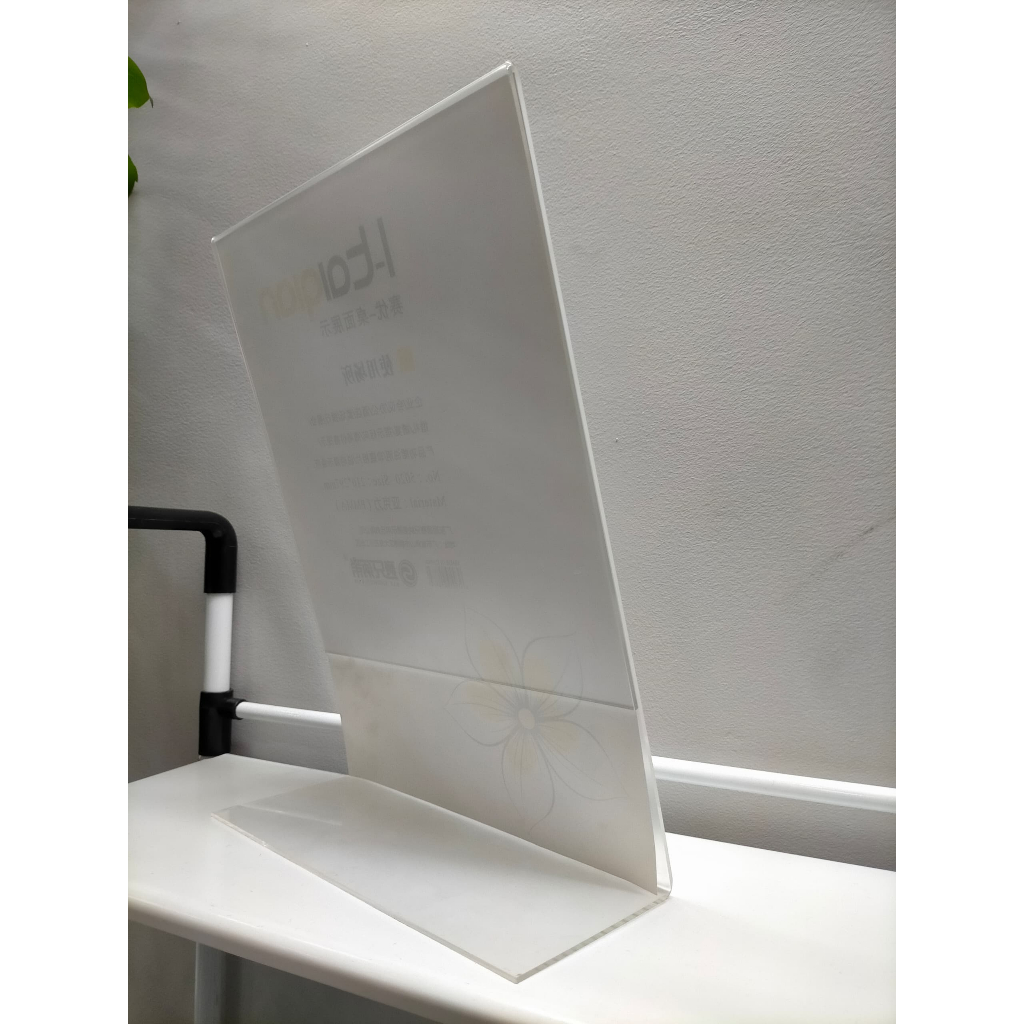 RMI SXND5020 L-Transparent Acrylic Shape Acry Holder Acrylic ...