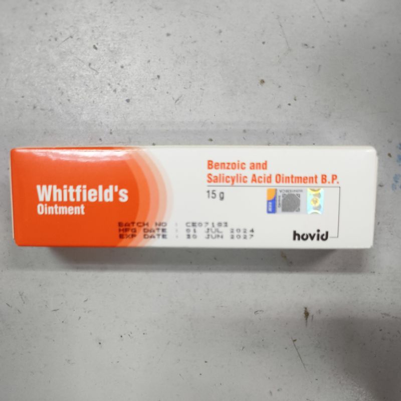 Hovid Whitfield's ointment 15g 06/2027 | Shopee Singapore