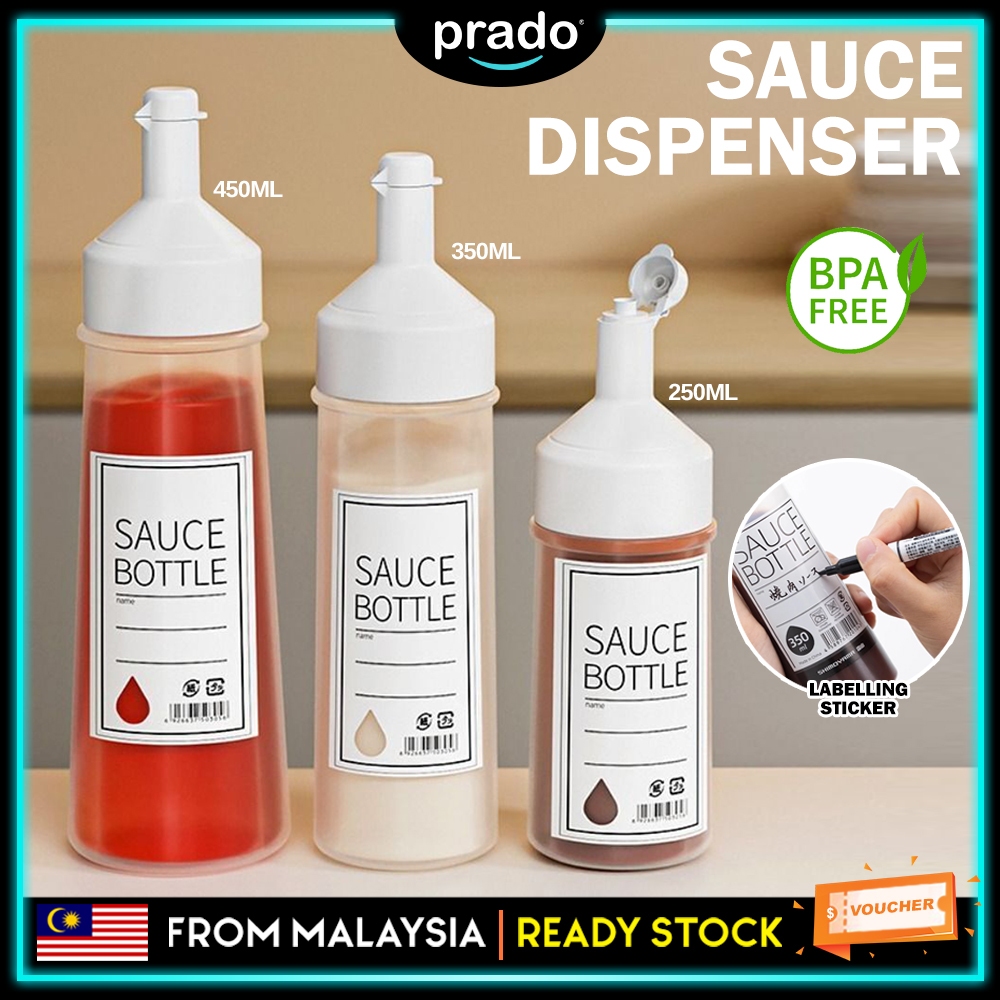 PRADO Sauce Squeezer Syrup Mustard Ketchup Condiment Sauce Bottle ...