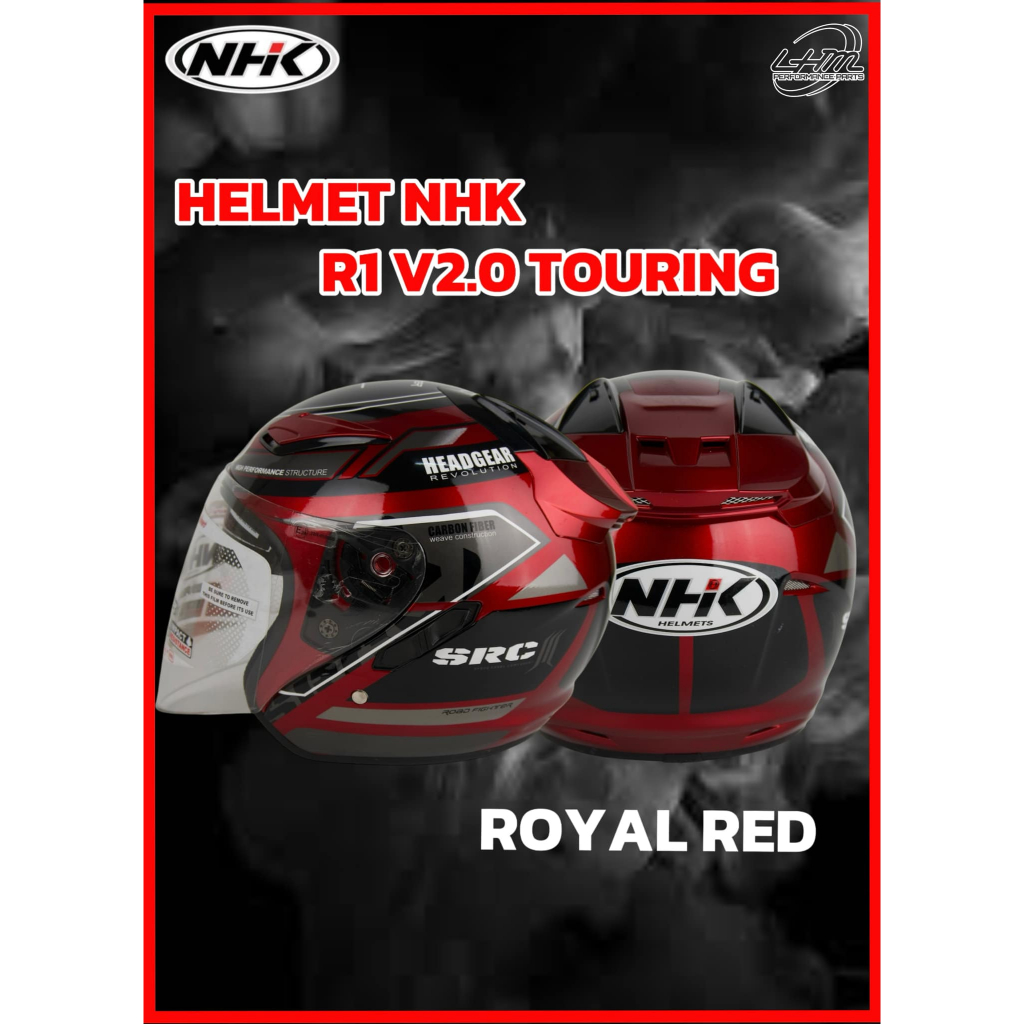 [FREE Helmet TOYS] HELMET NHK R1 V2.0 TOURING ROYAL RED BOX WILL BE BUT ...