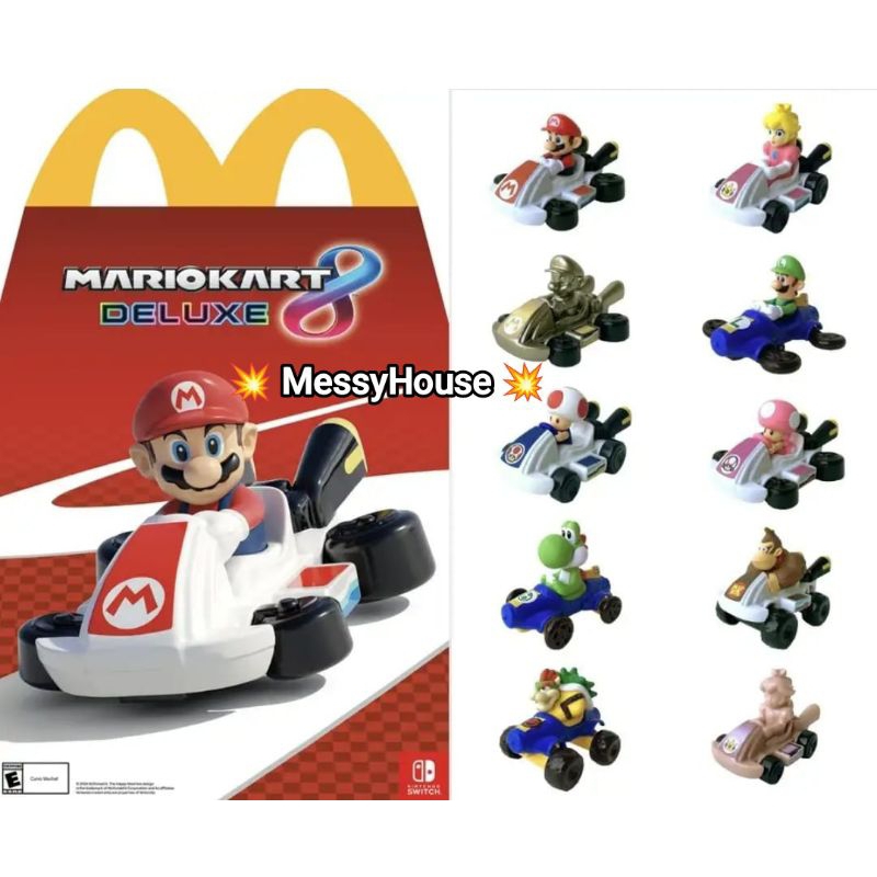McDonald's McDonalds Mcd Mekdi Happy Meal Toy Mario Kart 2024 | Shopee ...