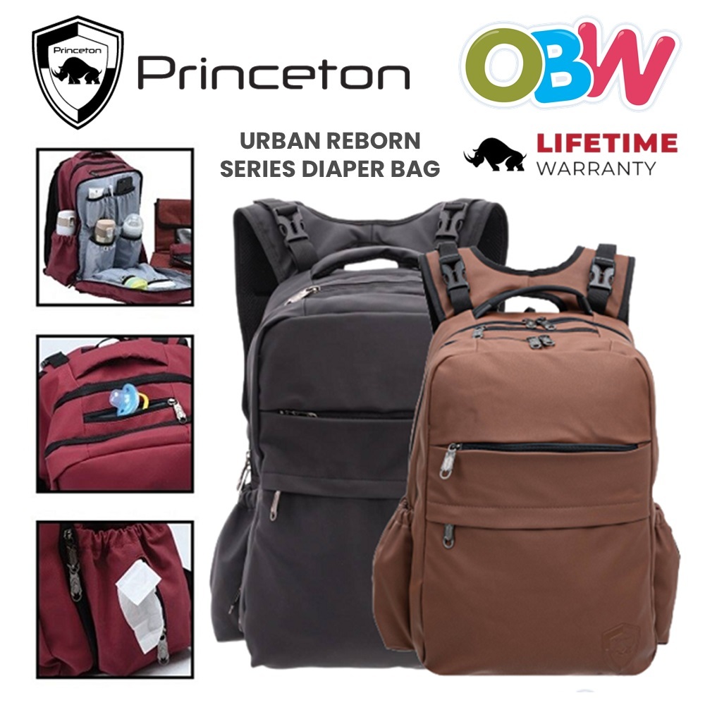 Princeton Urban Reborn Series Baby Diaper Bag | Backpack Diaper Bag ...