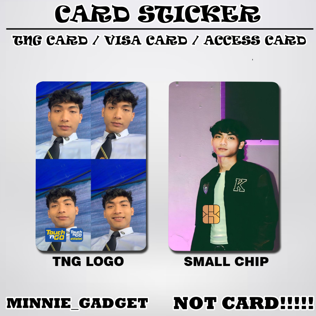 [ KAPLA HIGH COUNCIL-AMIR AHNAF ] Touch n Go Card Sticker Cover TNG / MASTER / VISA / CREDIT ...