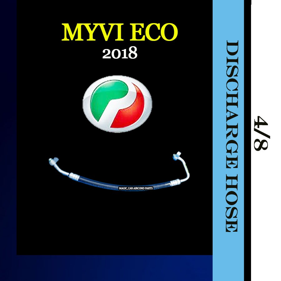 PERODUA MYVI ECO 2018 OEM NEW 4/8 DISCHARGE HOSE (CAR AIR CONDITIONING ...