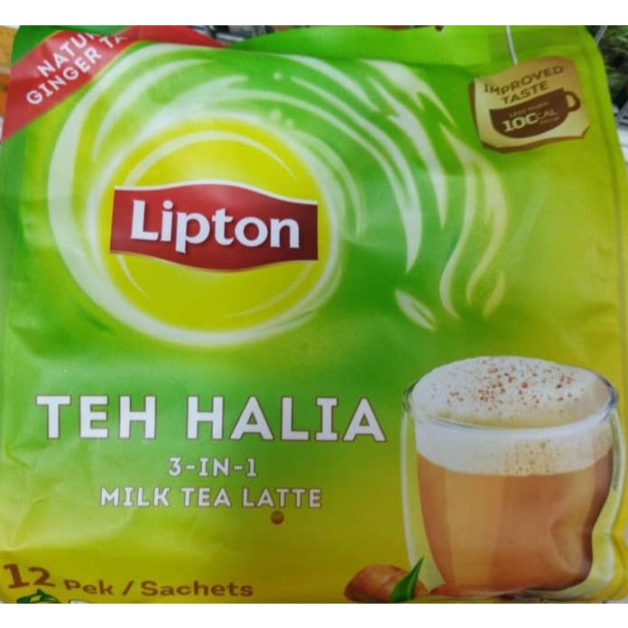 Lipton 3 in 1 Milk Tea Latte Teh Halia (12 sachets) | Shopee Singapore