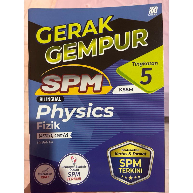 Kssm FORM 5 Actions SPM Physics (Bilingual) | Shopee Singapore