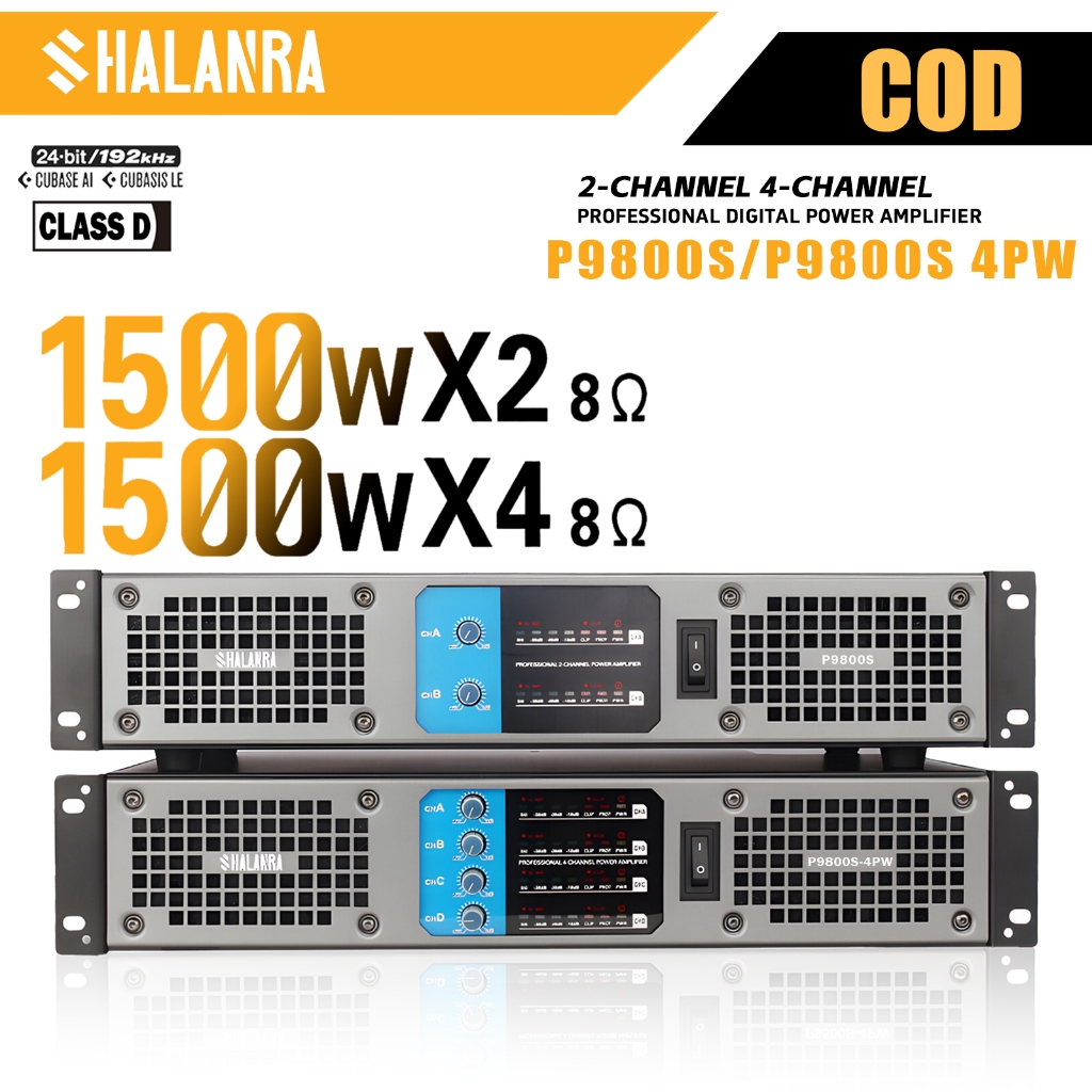 P9800S/P9800S-4PW Professional Power Amplifier (1500WX2/4) | Shopee Singapore