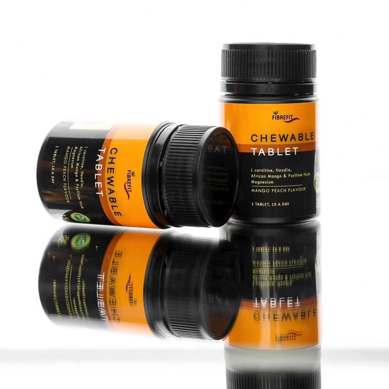 FIBREFIT NEW MANGO PEACH FLAVOUR ADVANCE FORMULA MIXBERRY CHEWABLE ...