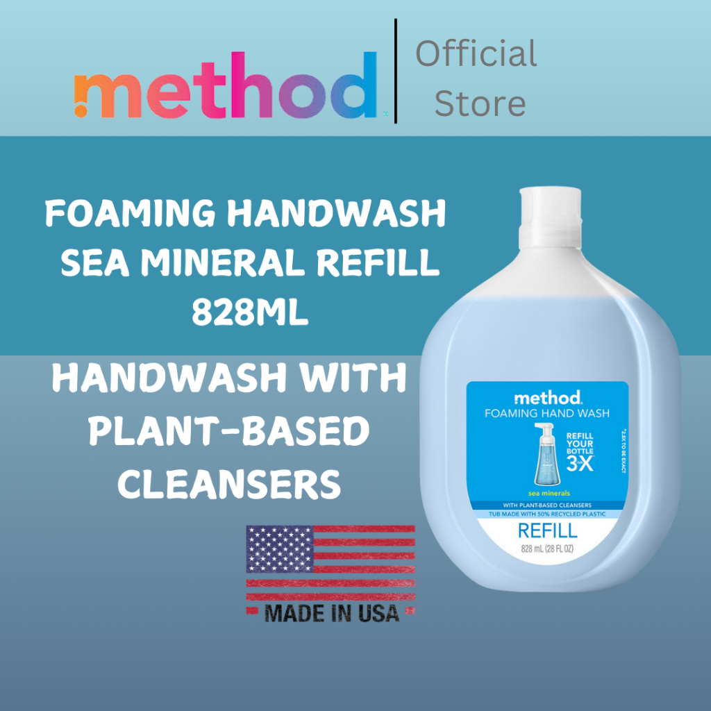 method Foaming Hand Wash Refill Pack 1L Sea Minerals ( New Packaging ...