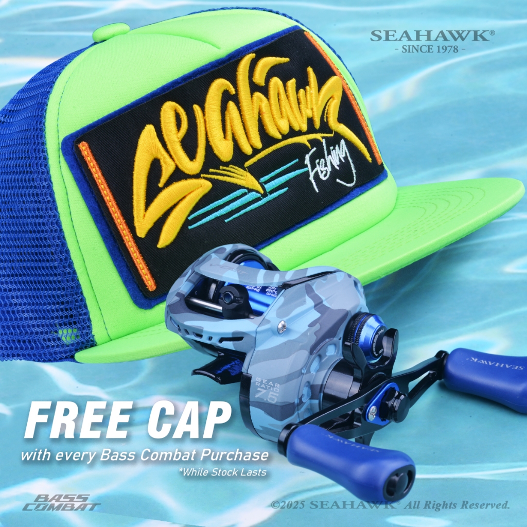 LATEST DESIGN 2025 SEAHAWK COMBAT CASTING REEL | Shopee Singapore