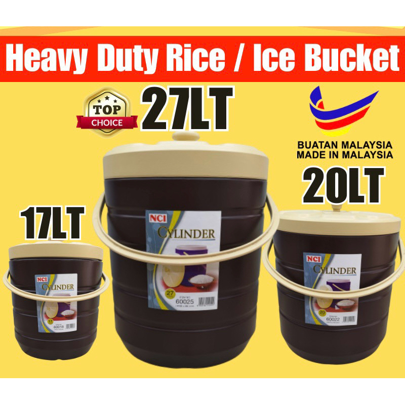 (61AA) Heavy Duty Used Rice Plas Rice Barrel Rice Bucket Cooler Box NCI ...