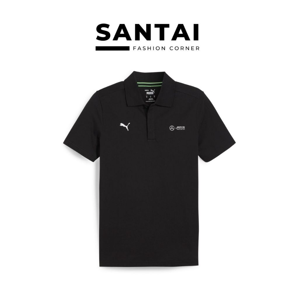 SFC PUMA Mercedes-AMG Petronas F1 Essentials Polo Shirt Men Baju Puma ...