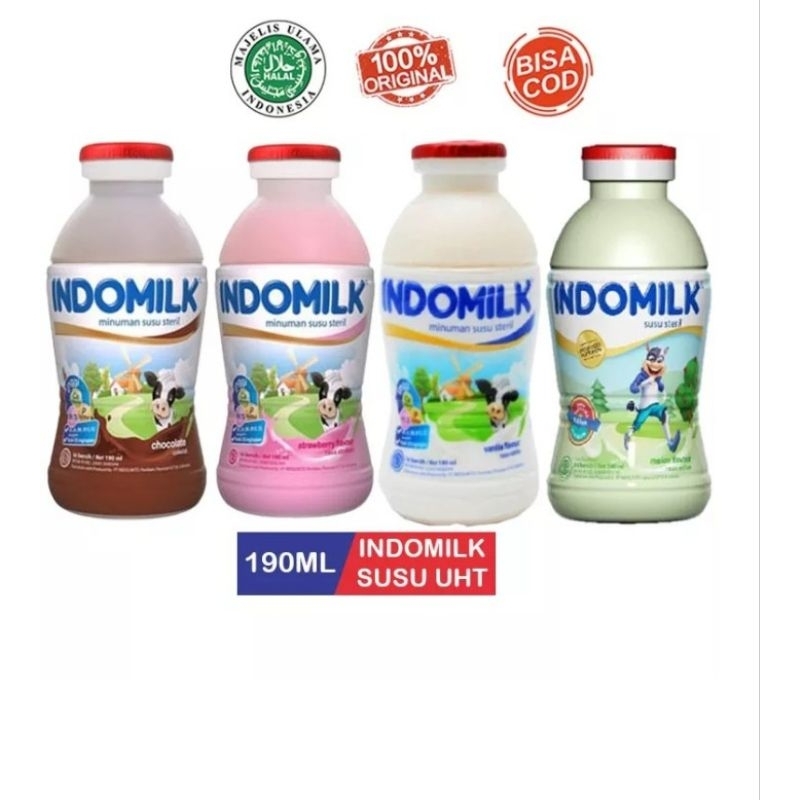 Susu Uht indomilk kids Kemasan 190ml. | Shopee Singapore