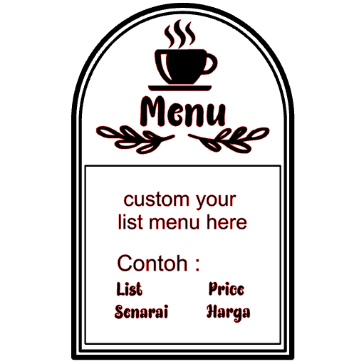 CUSTOM STICKER FOR MENU PRICE & LIST - A5 & A4 SIZE | Shopee Singapore