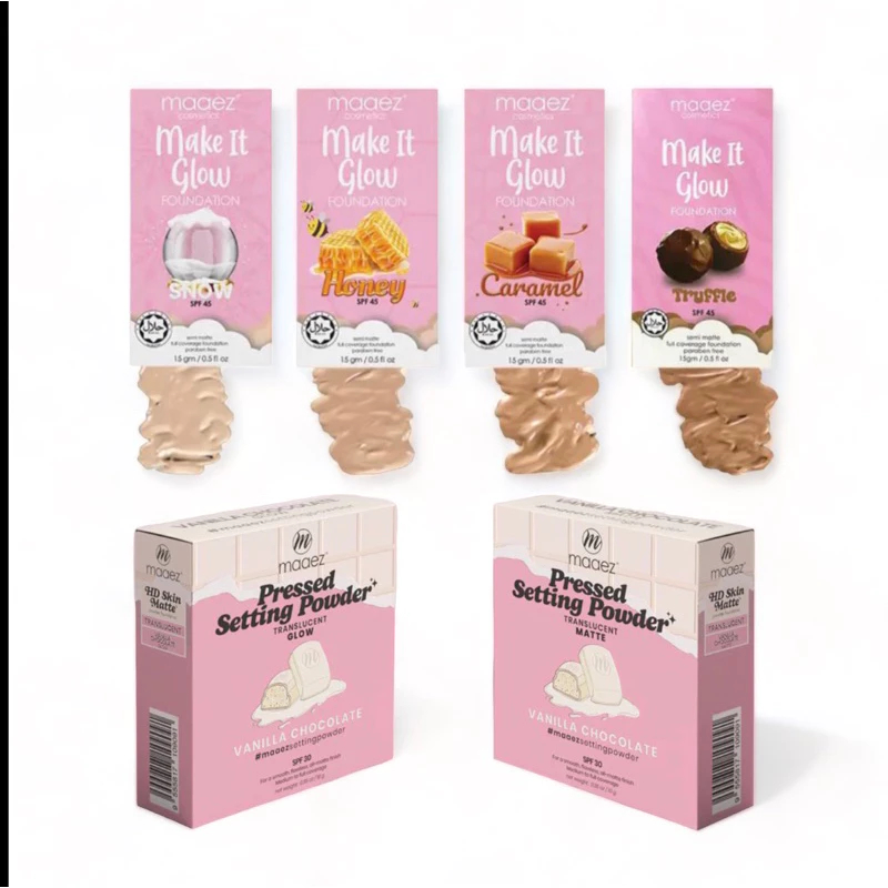 MAAEZ | MAAEZ FOUNDATION 15G FULL COVERAGE | MAAEZ PRESSED POWDER ...